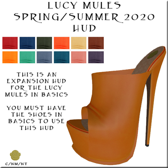 Second Life Marketplace - BM Lucy Mules SS20 HUD