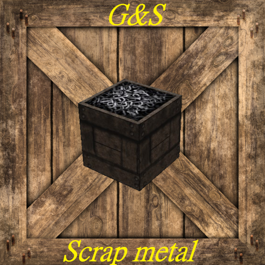 Second Life Marketplace - G&S Scrap metal texture(CMT)