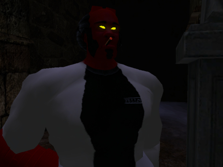 Second Life Marketplace - Baldness Bun Tied Back Hellboy