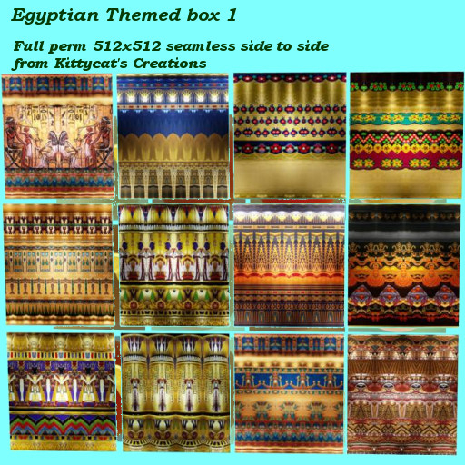 Second Life Marketplace - Egyptian Themed 1 box