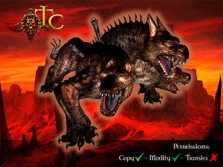 Second Life Marketplace - Necro - (Hell Guardian Cerberus) Shield