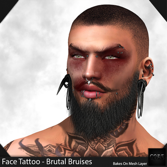 Second Life Marketplace - ::: Core ::: Face Tattoo - Brutal Bruises