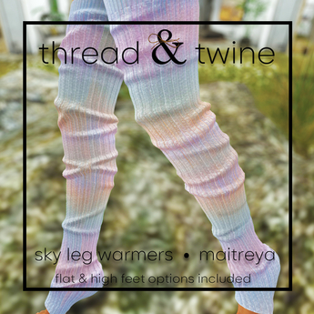 Second Life Marketplace - thread & twine - pastel sky leg warmers ...