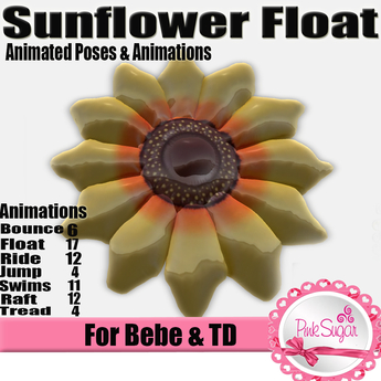 Second Life Marketplace - Pink Sugar Sunflower Float