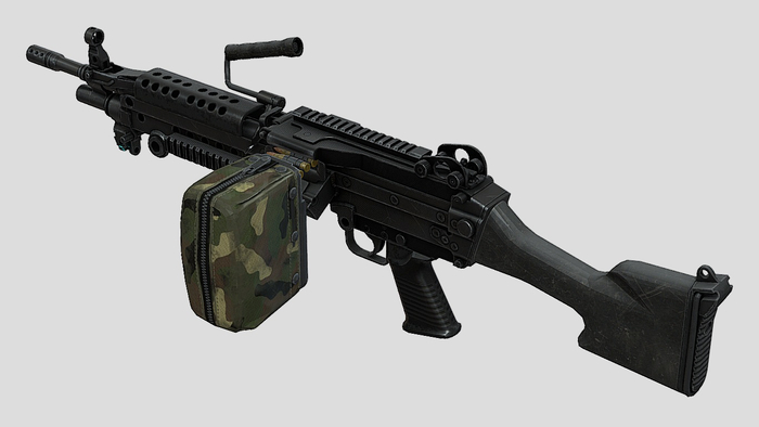 Second Life Marketplace - FN M249 SAW Full Perm M249 light machine gun