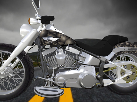 Second Life Marketplace - OscarMike Doom Intercepter Motorcycle