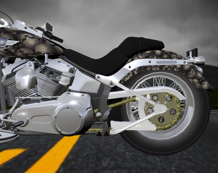 Second Life Marketplace - OscarMike Doom Intercepter Motorcycle