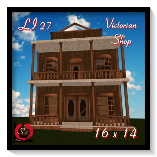 Second Life Marketplace - SK DESIGNS {OLD VICTORIAN SHOP} REZ BOX