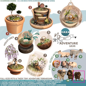 Second Life Marketplace - O.M.E.N - My Pet Adventure - Puppy Companion BOX