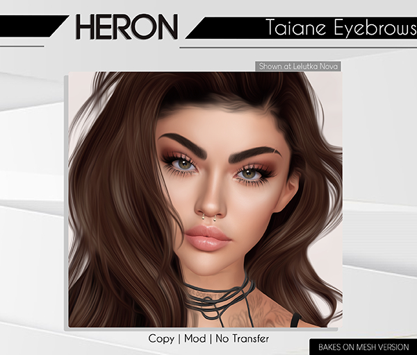Second Life Marketplace - Taiane cutted eyebrows - lelutka (BOM)