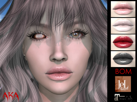 Second Life Marketplace - DEMO ..:AKA:.. Vamp Skin For Lelutka Evo