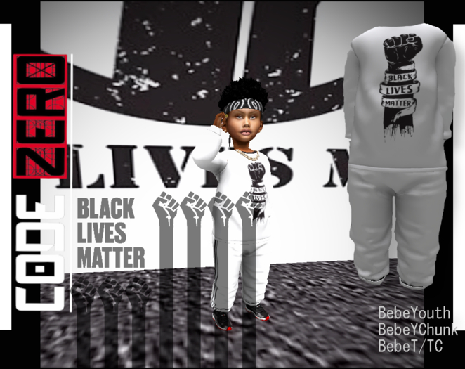 Second Life Marketplace - ::CodeZero::BLM Jogger Set