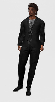 Second Life Marketplace - Res_Ben linen suit black