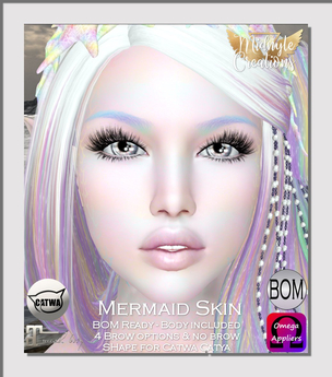 Second Life Marketplace - Mermaid Skin/Shape/Ears Unpacker HUD (Add me)