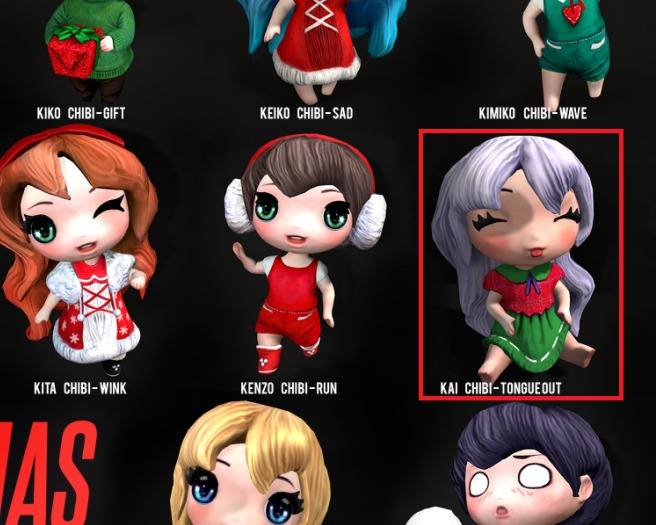 Second Life Marketplace - *Shai* Kai Chibi - Tongue out