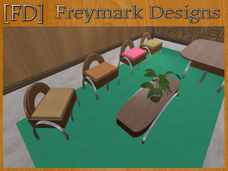 Second Life Marketplace - [FD] Arch Chair & Table Set v1.0