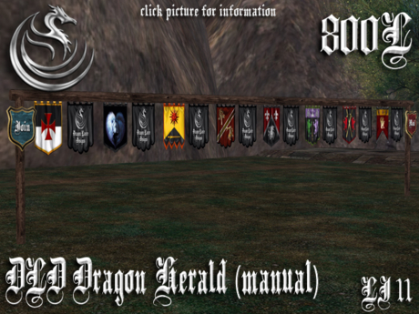 Second Life Marketplace - DLD DRAGON HERALD (manual) 4.0(boxed)