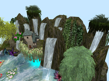Second Life Marketplace - S*R.store mesh Waterfalls with lake maggiore