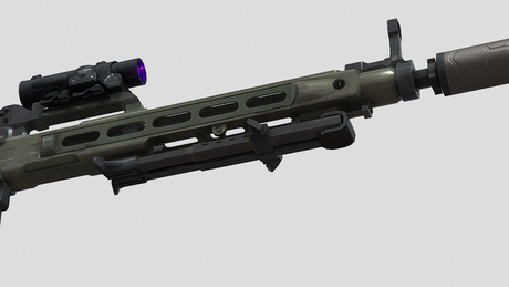 Second Life Marketplace - Scripted MG-3 Tactical CQB machine gun 100% ...