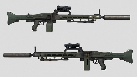 Second Life Marketplace - Scripted MG-3 Tactical CQB machine gun 100% ...