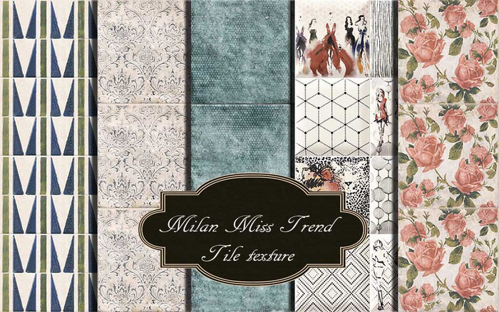 Second Life Marketplace - Milan Miss Trend tile texture seamless