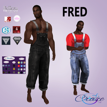 Second Life Marketplace - Fred Overalls