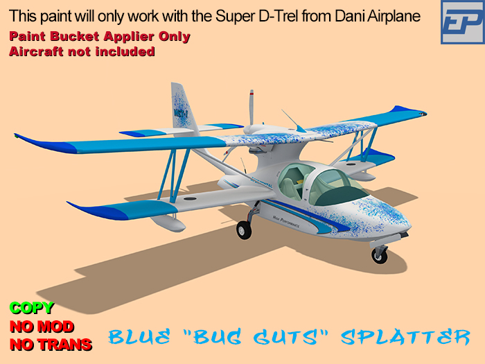Second Life Marketplace - Paint Super D-Trel (Blue Splatter+)