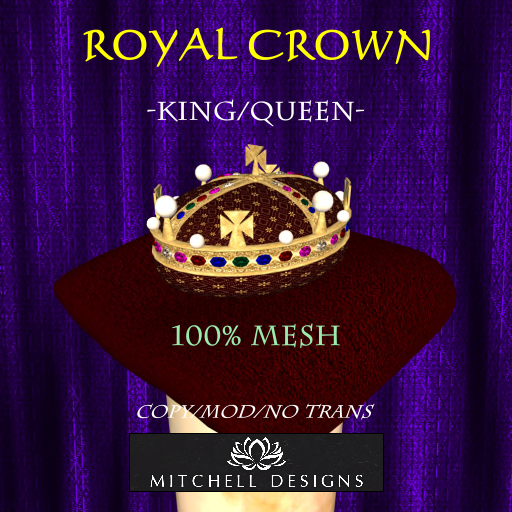 Second Life Marketplace - Royal Crown - King/Queen