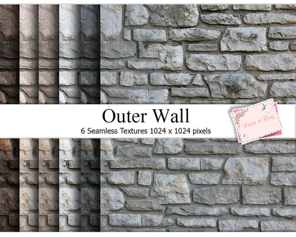 Second Life Marketplace - Outer Wall - 6 Textures Seamless - NINA and ...