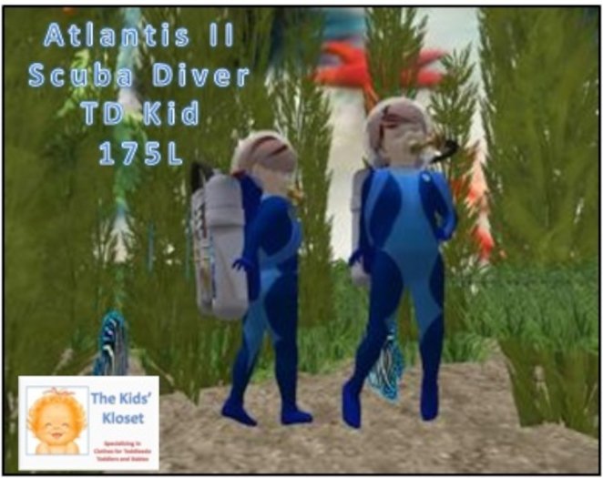 Second Life Marketplace - TD Kid Atlantis II Scuba Diver