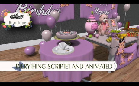 Second Life Marketplace - B&N Teddy Bear Children Birthday and Rezday ...