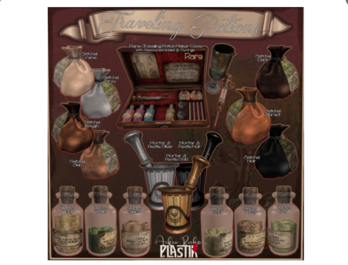 Second Life Marketplace - :[P]:- Traveling Potions Gatcha:// Potions ...