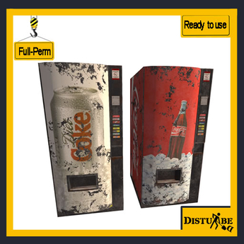 Second Life Marketplace - ::DisturbeD:: Rusty Soda Vending Machines ...