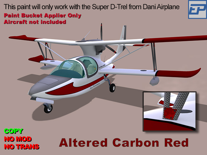 Second Life Marketplace - Paint Super D-Trel Altered Carbon Red