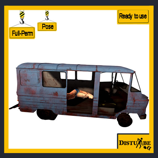 Second Life Marketplace - ::DisturbeD:: Serial Killer Van - FULL PERM ...