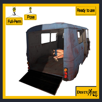 Second Life Marketplace - ::DisturbeD:: Serial Killer Van - FULL PERM ...