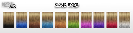 Second Life Marketplace - DERP. HAIR - Melodic II Blond Dyed