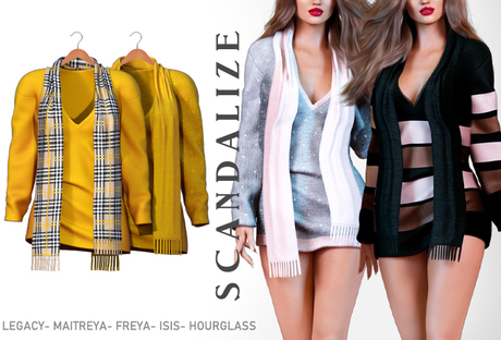 Second Life Marketplace - SCANDALIZE. Olivia. Yellow