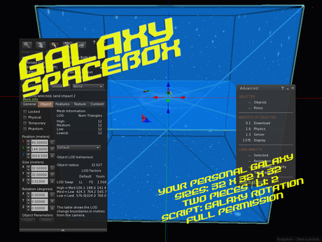 Second Life Marketplace - / GALAXY / Spacebox