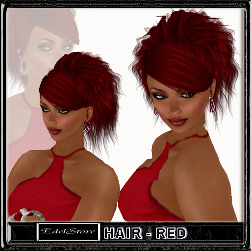 Second Life Marketplace - EdelStore woman hair " Tanja " red NEW gril ...