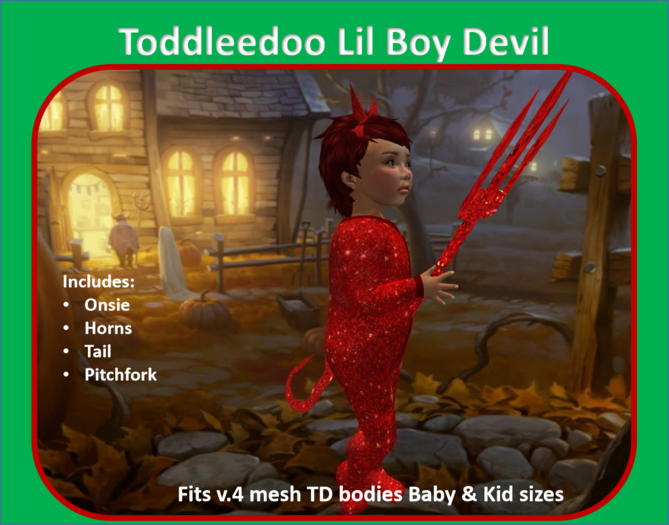Second Life Marketplace - TD Lil Boy Devil