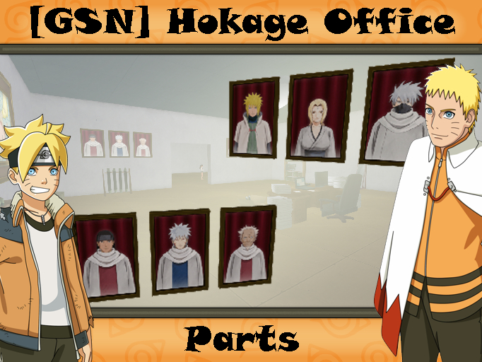 Second Life Marketplace - [GSN] Hokage Office Parts - Hokage Pictures