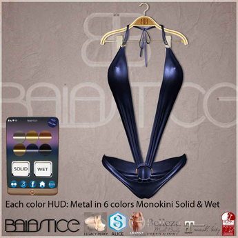 Second Life Marketplace - Baiastice_Slingshot Monokini-Midnight