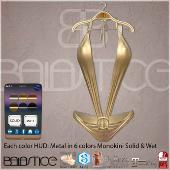 Second Life Marketplace - Baiastice_Slingshot Monokini-Gold