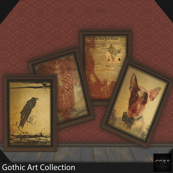 Second Life Marketplace - ::: Core ::: Gothic Art Collection (framed)