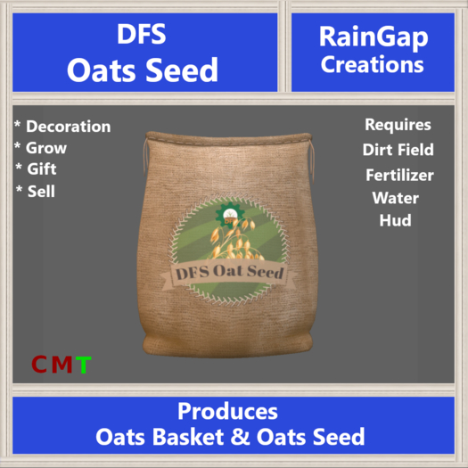Second Life Marketplace - DFS Oats Seed V2.3