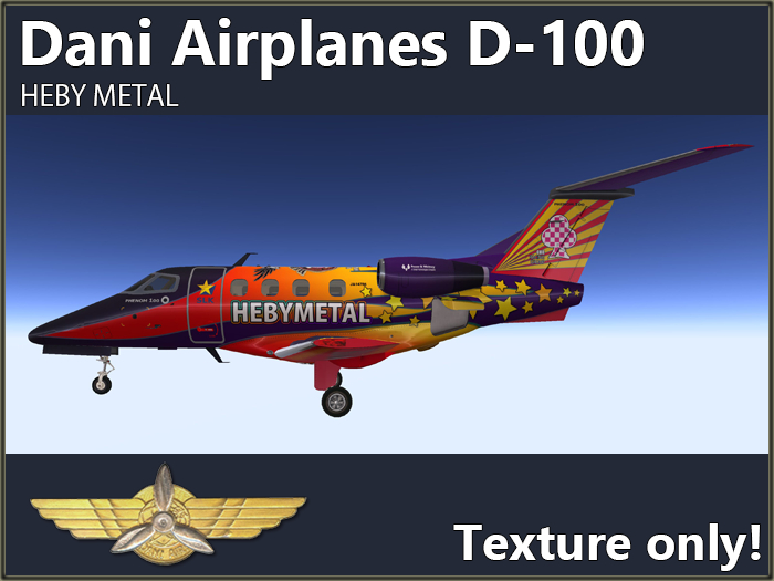 Second Life Marketplace - Texture for Dani Airplanes D-100 (HEBYMETAL)