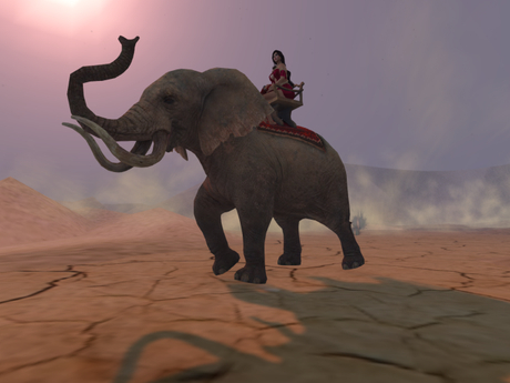 Second Life Marketplace - FaceDesk - Rideable Animesh Elephant 2 riders ...