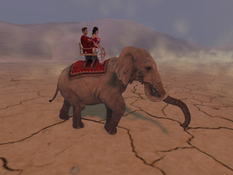 Second Life Marketplace - FaceDesk - Rideable Animesh Elephant 2 riders ...