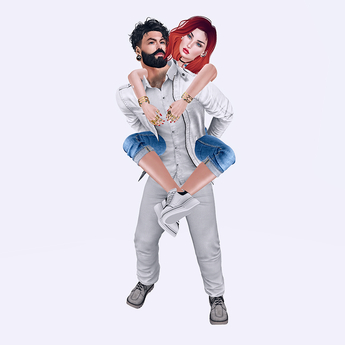 Second Life Marketplace - FD Couple Hud - Together Pack #004